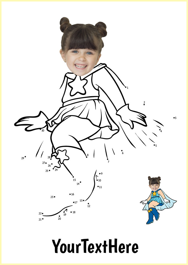 Create Your Own Kid's Dot to Dot // Saronti