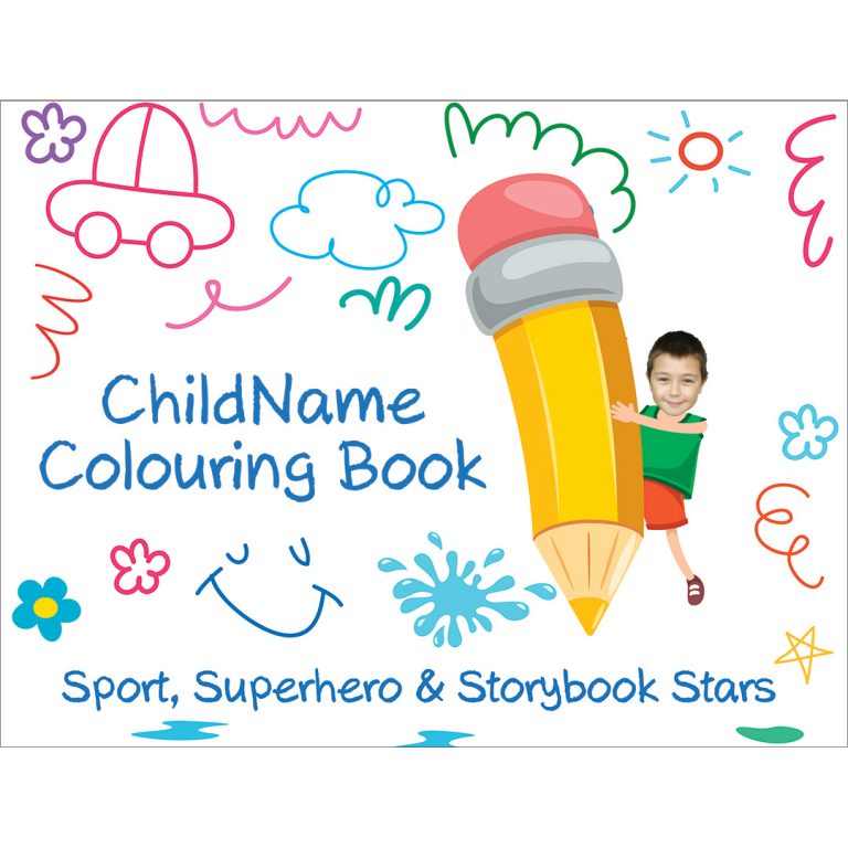 Personalised Colouring Books // Saronti