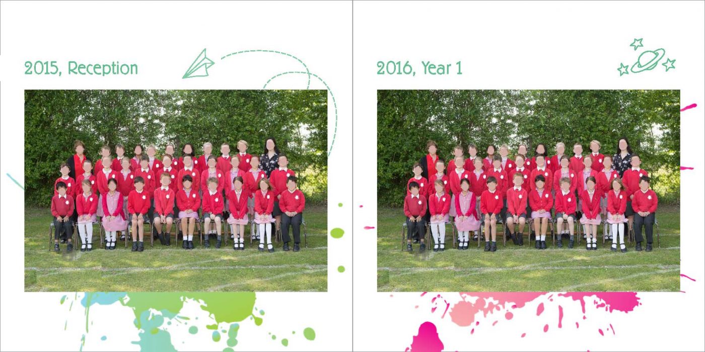Year 6 School Leavers Memory Book, PTA Fundraiser, Saronti