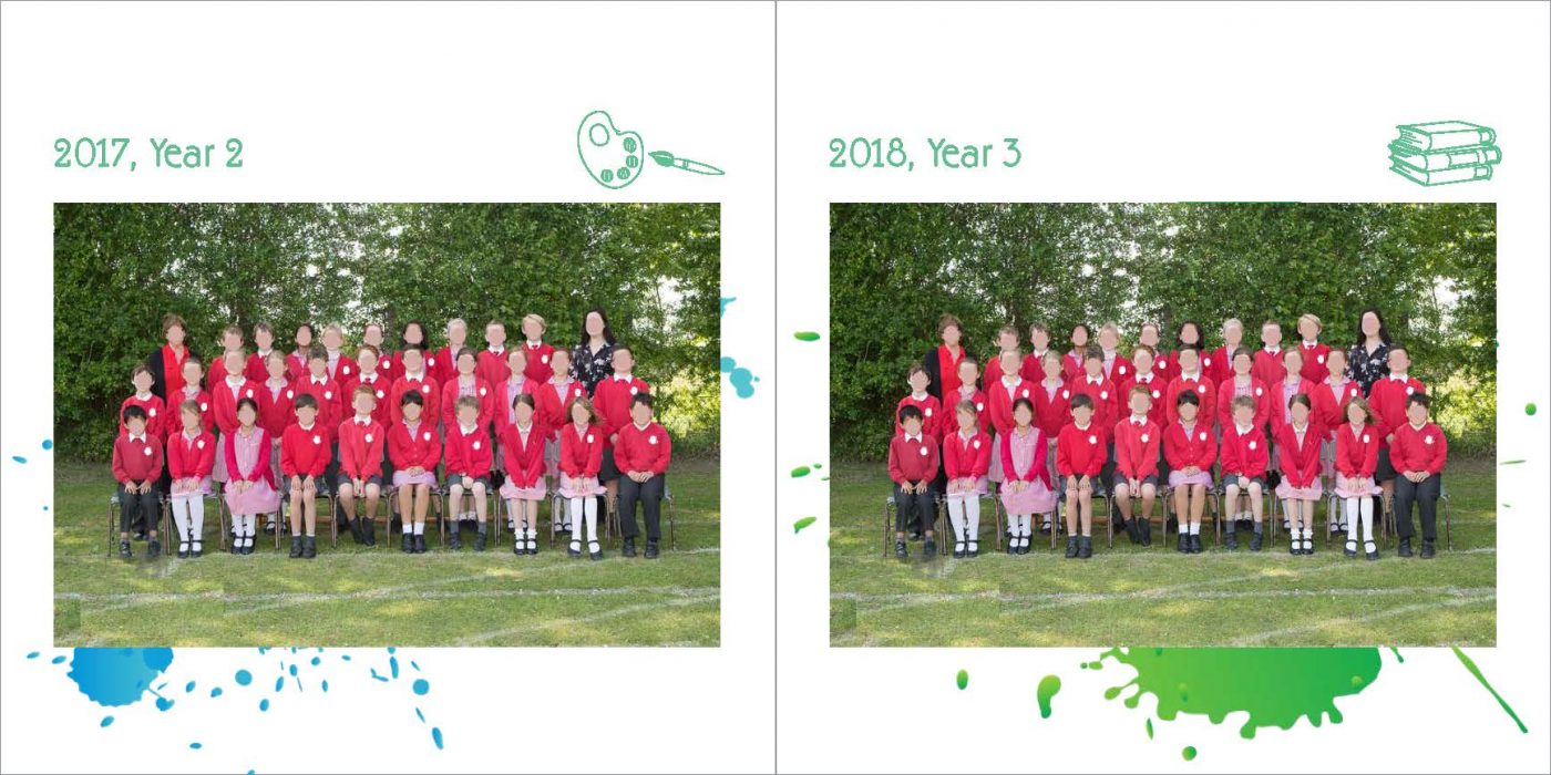 Year 6 School Leavers Memory Book, PTA Fundraiser, Saronti